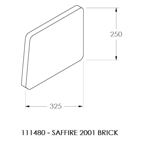 JAYLINE BRICK 325x250x25mm CLASSIC/SAFFIRE/SPITFIRE/TROJAN – Jayline ...