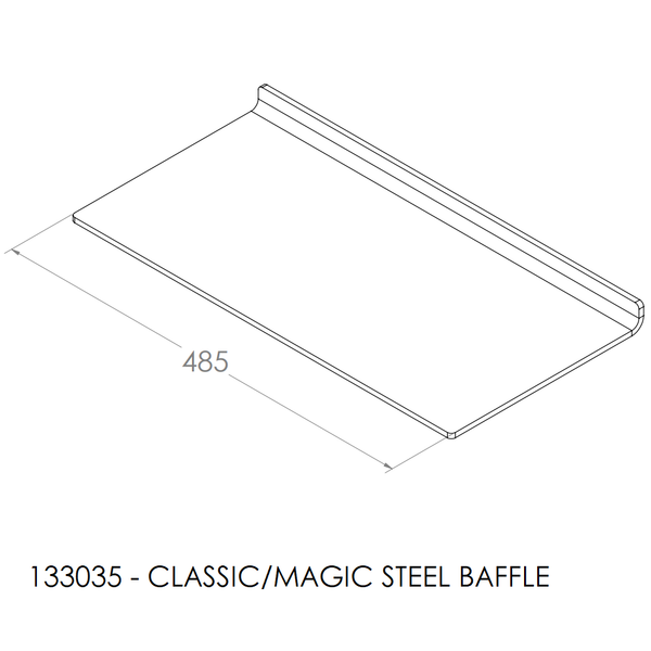 Jayline Classic/Magic Steel Baffle 485 x 285mm – Jayline Parts Store