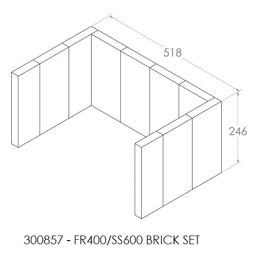 Jayline SS600/FR400 Brick Set – Jayline Parts Store